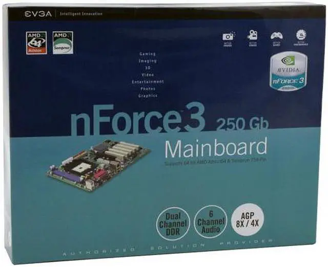 EVGA 115-K8-NF31-AX 754 ATX AMD Motherboard - Newegg.com