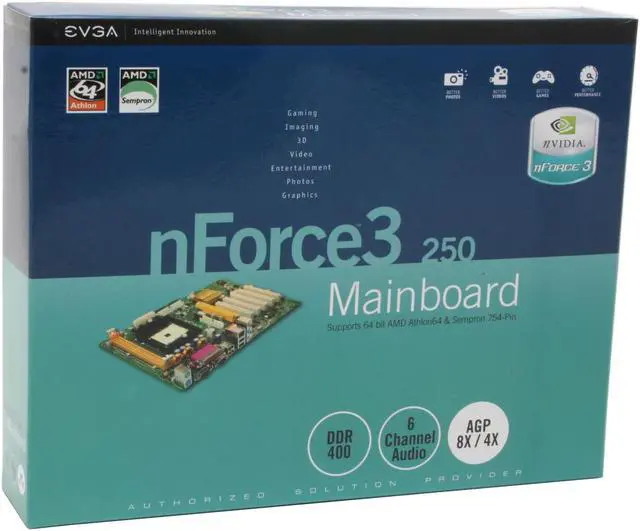 EVGA 115-K8-NF33-AX 754 ATX AMD Motherboard - Newegg.com
