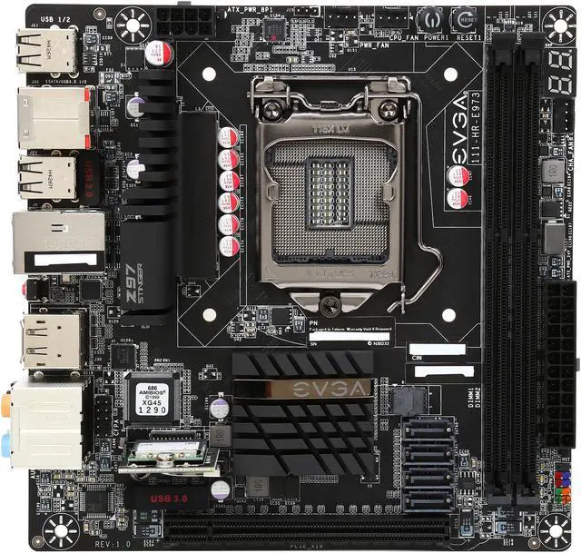 EVGA Z97 Stinger Wi-Fi LGA 1150 Intel Z97 HDMI SATA 6Gb/s USB 3.0 Mini ...