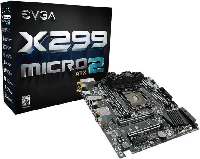 EVGA X299 Micro 2 121-SX-E296-KR LGA 2066 Micro ATX Intel Motherboard ...