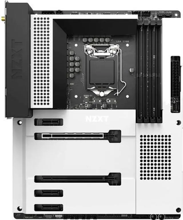 NZXT N7 Z590 Intel Z590 Gaming Motherboard - White - Newegg.com
