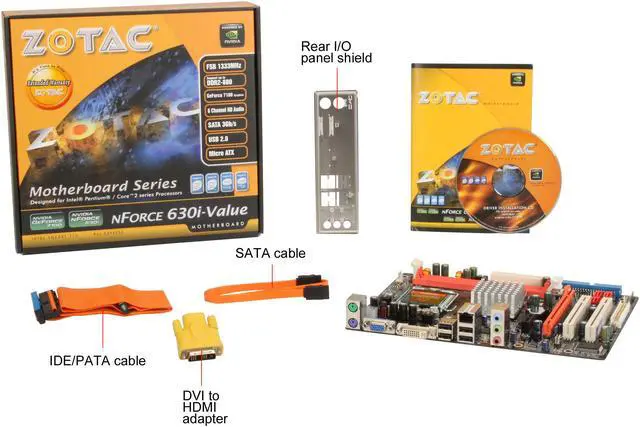 ZOTAC NF630I-E-E LGA 775 Micro ATX Intel Motherboard - Newegg.com