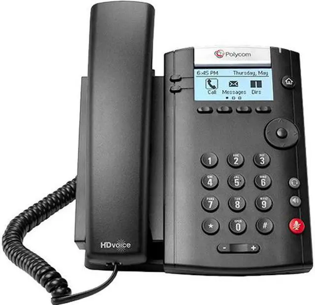 Polycom 201 IP Phone - Desktop, Wall Mountable - Newegg.com