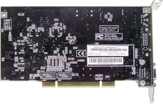 Open Box: SAPPHIRE Radeon 7000 Graphics Card RADEON 7000 64M PCI ...