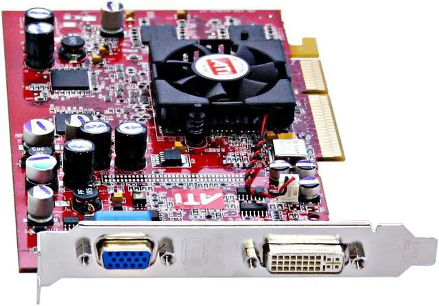 ATI 100505067 FireGL 9600 128MB 128-bit DDR AGP 4X/8X HDCP Ready ...