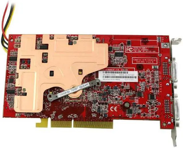 AMD FireGL 9800 FireGL X2-256T 256MB 256-bit GDDR2 AGP Pro 4X/8X ...