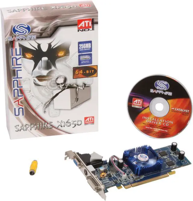 SAPPHIRE Radeon X1650 Graphics Card 1018L - Newegg.com