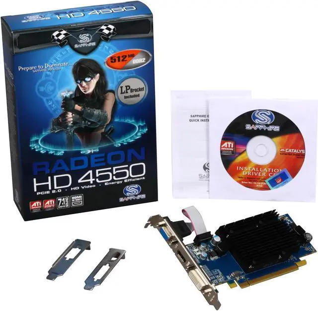 Open Box: SAPPHIRE Radeon HD 4550 Graphics Card 100252DDR2L - Newegg.com