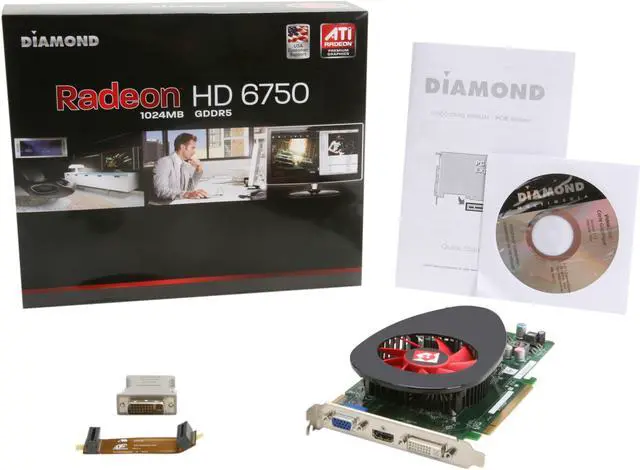 DIAMOND Radeon HD 6750 Graphics Card 6750PE51GSB - Newegg.com