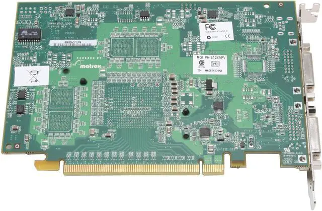 Open Box: Matrox Parhelia APVe PH-E128APV 128MB DDR PCI Express x16 ...