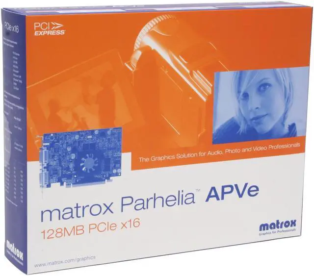 Open Box: Matrox Parhelia APVe PH-E128APV 128MB DDR PCI Express x16 ...