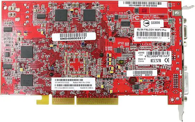 ELSA Radeon 9800PRO Graphics Card 980FX PRO 256B DTV - Newegg.com