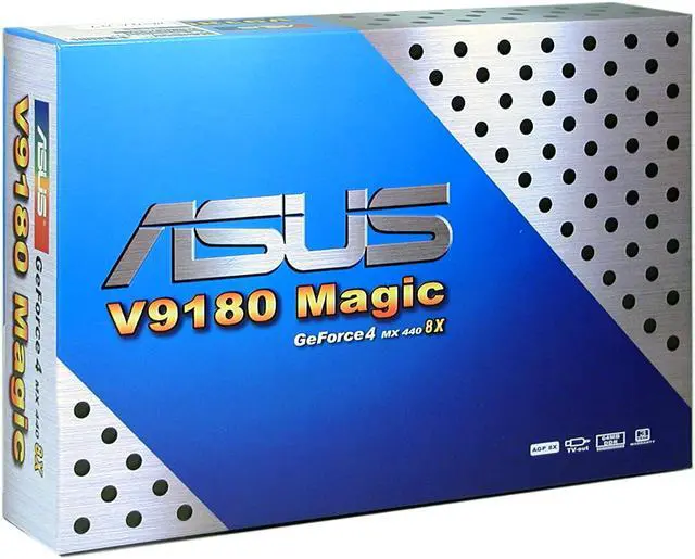 ASUS GeForce4 MX440-8X Graphics Card V9180Magic - Newegg.com