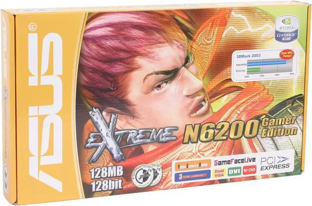 ASUS GeForce 6200 Graphics Card EN6200GE/TD128M - Newegg.com