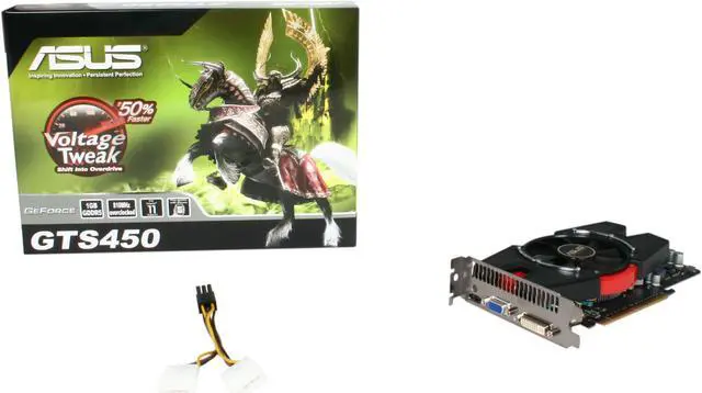 ASUS GeForce GTS 450 (Fermi) Graphics Card ENGTS450/DI/1GD5 - Newegg.com