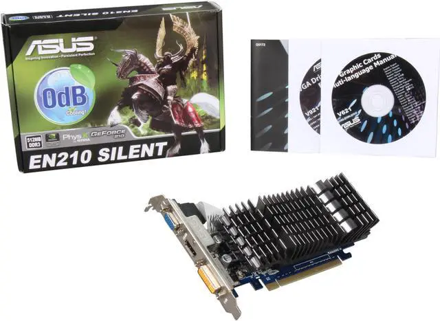 ASUS GeForce 210 Graphics Card EN210 SILENT/DI/512MD3(LP) - Newegg.com