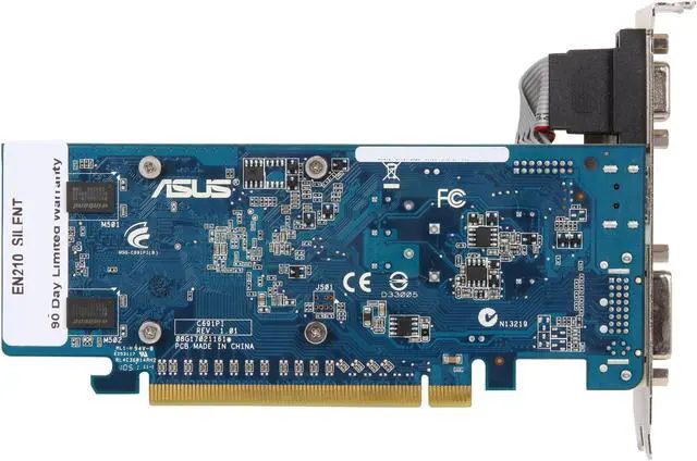 Refurbished: ASUS GeForce 210 Graphics Card EN210 SILENT/DI/512MD2/LP ...