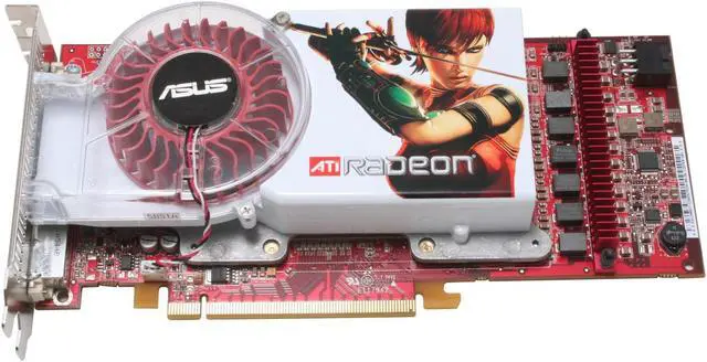 ASUS EAX1900XT/2DHTV/512 Radeon X1900XT 512MB 256-bit GDDR3 PCI Express ...