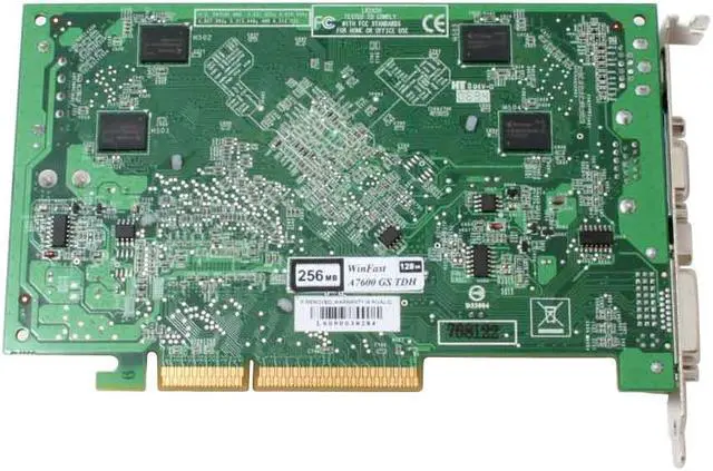 Leadtek WinFast A7600 GS TDH GeForce 7600GS 256MB 128-bit GDDR2 AGP 4X ...