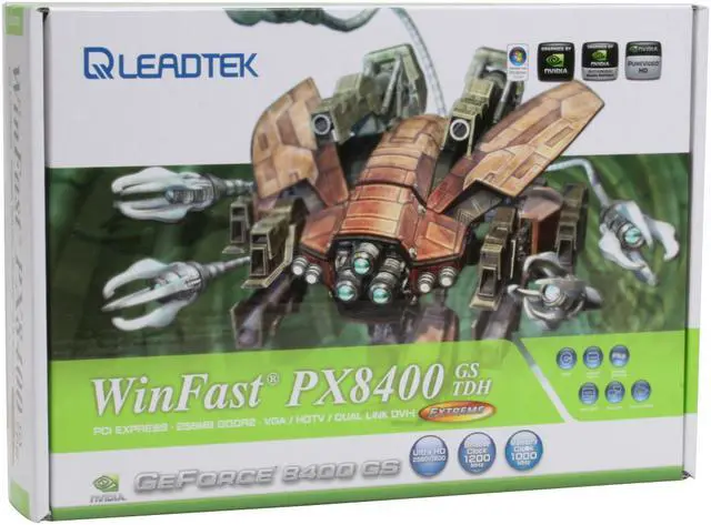 Leadtek GeForce 8400 GS Graphics Card WinFast PX8400GS TDH Extreme - Newegg.com
