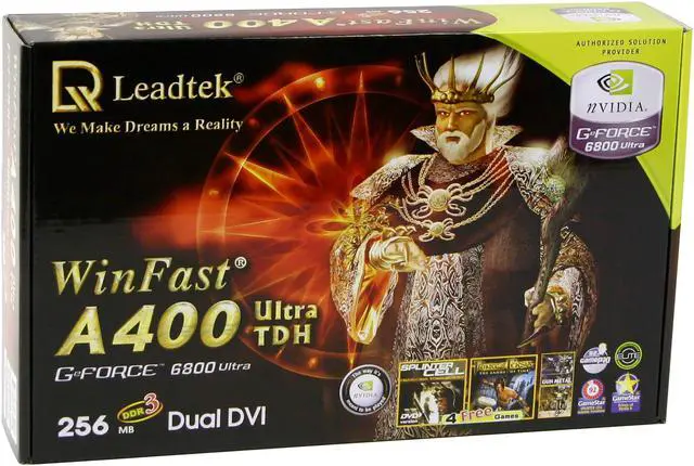 Leadtek GeForce 6800Ultra Graphics Card A400 Ultra TDH - Newegg.ca