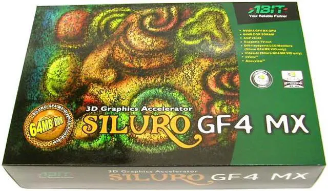 ABIT GeForce4 MX440 Graphics Card Siluro nVIDIA GeForce 4 MX440 ...