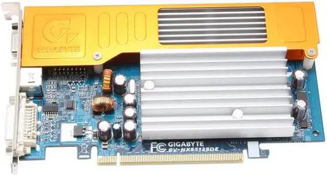 GIGABYTE GeForce 6500 Graphics Card GV-NX65128DE - Newegg.com