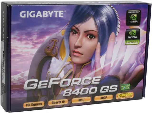 GIGABYTE GeForce 8400 GS Graphics Card GV-NX84G256HE - Newegg.com