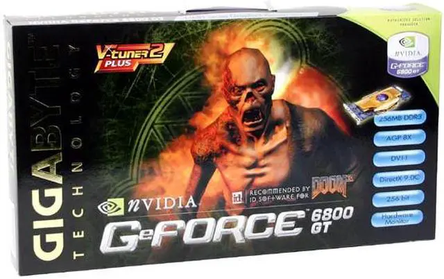 GIGABYTE GeForce 6800GT Graphics Card GV-N68T256DH - Newegg.com