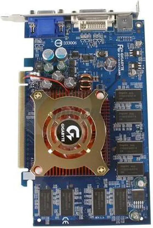 Open Box: GIGABYTE GeForce 6200 Graphics Card GV-NX62128D - Newegg.com