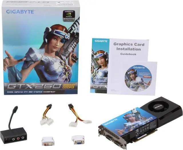 Open Box: GIGABYTE GeForce GTX 260 Graphics Card GV-N26-896H-B - Newegg.com
