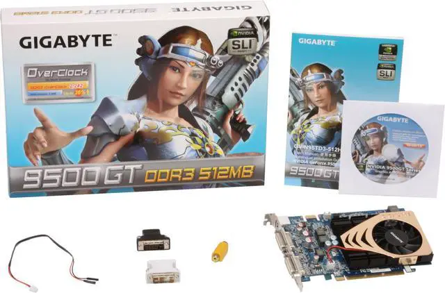 GIGABYTE GeForce 9500 GT Graphics Card GV-N95TD3-512H - Newegg.ca