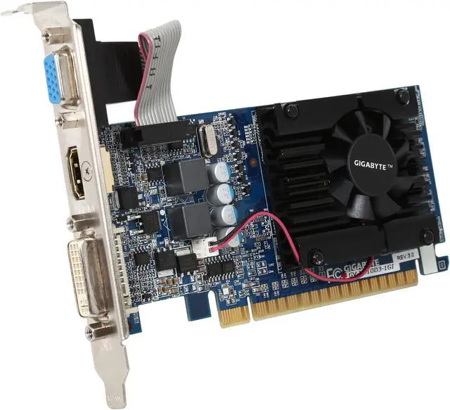 Refurbished: GIGABYTE GeForce 210 Graphics Card GV-N210D3-1GI Rev3.0 - Newegg.com
