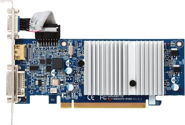Refurbished: GIGABYTE GeForce 8400 GS Graphics Card GV-N84STC-512I ...