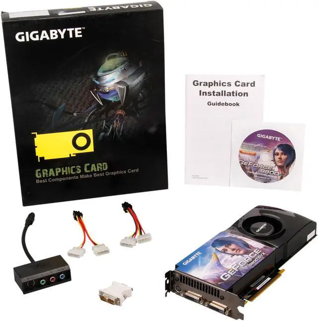 Refurbished: GIGABYTE GeForce 9800 GTX Graphics Card GV-NX98X512H-B ...