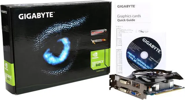 Refurbished: GIGABYTE GeForce GT 640 Graphics Card GV-N640OC-2GI Rev2.0 ...