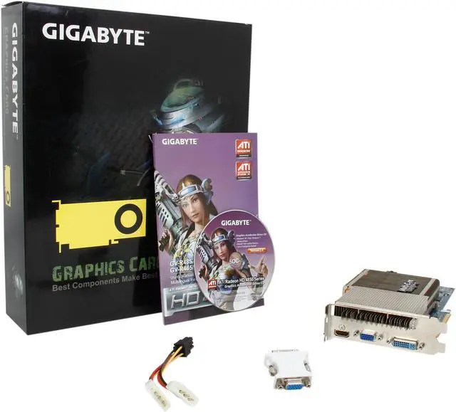 Refurbished: GIGABYTE Radeon HD 4850 Graphics Card GV-R485MC-1GI ...