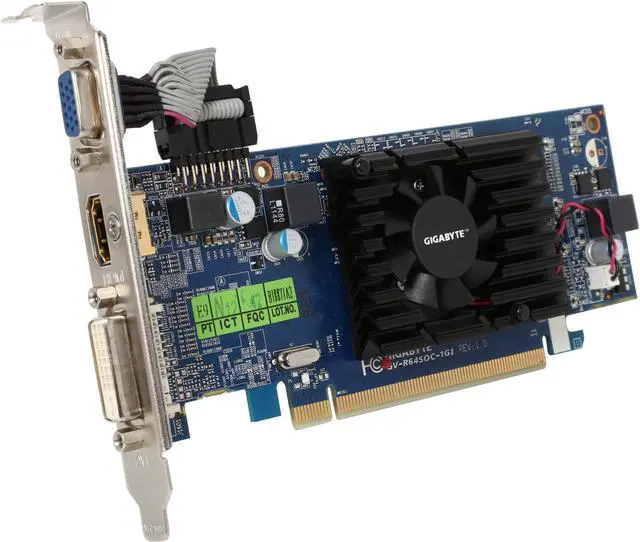 Refurbished: GIGABYTE Radeon HD 6450 Graphics Card GV-R645OC-1GI ...