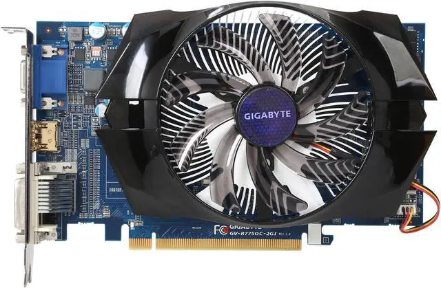 Refurbished: GIGABYTE Radeon HD 7750 Graphics Card GV-R775OC-2GI ...