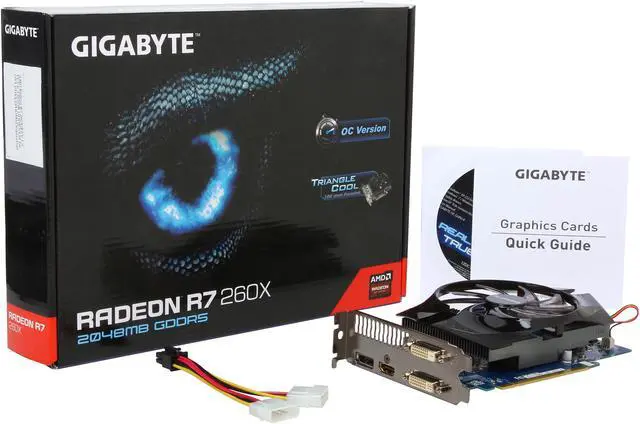 Refurbished: GIGABYTE Radeon R7 260X Graphics Card GV-R726XOC-2GD ...
