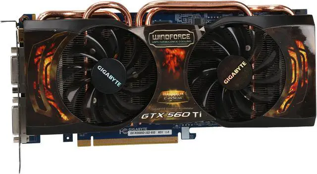 Refurbished: GIGABYTE Super Overclock Series GeForce GTX 560 Ti (Fermi ...