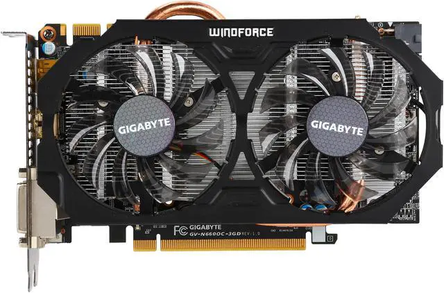 Refurbished: GIGABYTE GeForce GTX 660 Graphics Card GV-N660OC-3GD ...