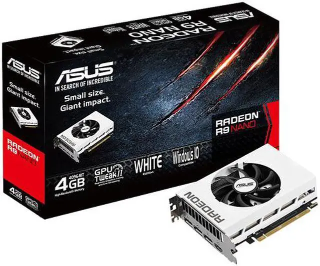 ASUS Radeon R9 Nano Graphics Card R9NANO-4G-WHITE - Newegg.com
