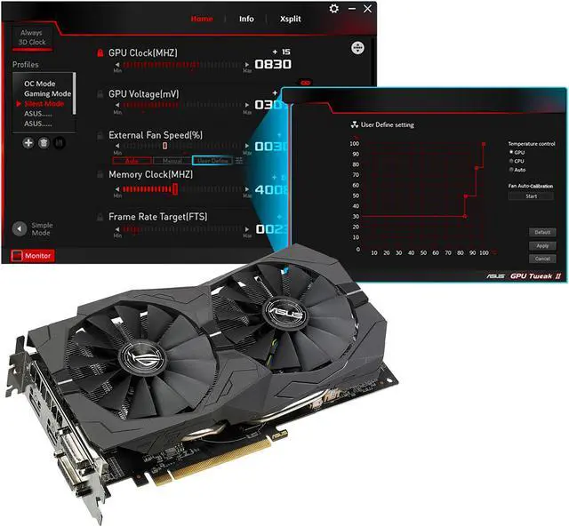 Open Box: ASUS ROG Strix Radeon RX 570 4G Gaming GDDR5 DP HDMI DVI VR ...
