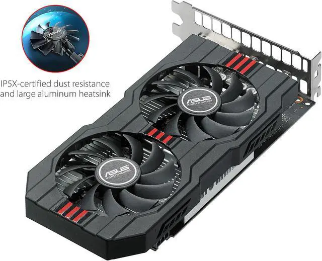 ASUS Radeon RX 560 4GB OC Edition GDDR5 DP HDMI DVI AMD Graphics Card ...