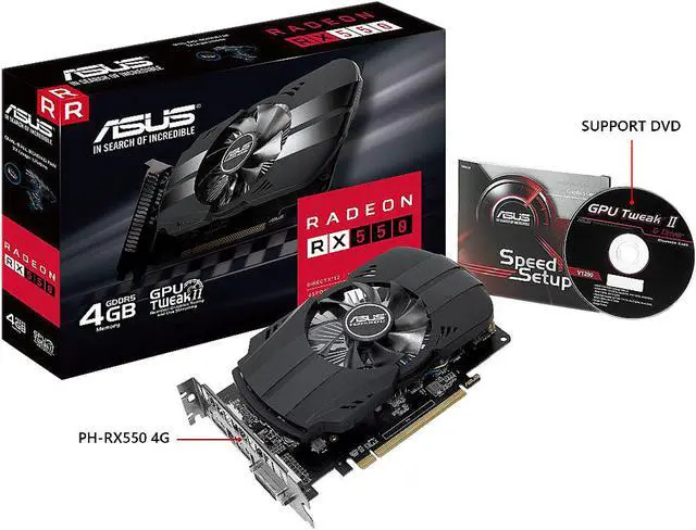 ASUS Radeon RX 550 PH-RX550-4G-M7 Video Card - Newegg.com