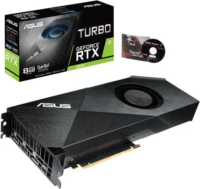 Open Box: ASUS Turbo GeForce RTX 2070 Graphics Card TURBO-RTX2070-8G ...