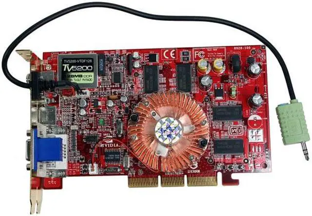 MSI GeForce FX 5200 Graphics Card TV5200-VTDF128 - Newegg.com