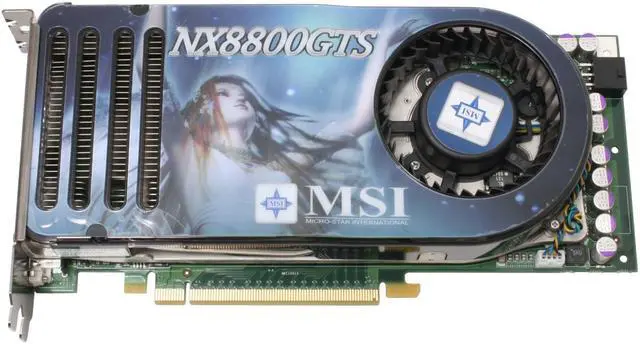 MSI GeForce 8800 GTS Graphics Card NX8800GTS-T2D640E-HD - Newegg.com
