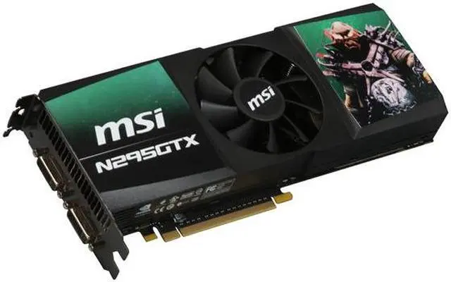 Open Box: MSI GeForce GTX 295 Graphics Card N295GTX-2D1792 - Newegg.com